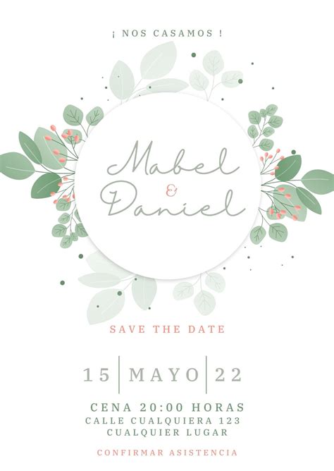 Plantillas Boda Civil Gratis Y Editables Canva