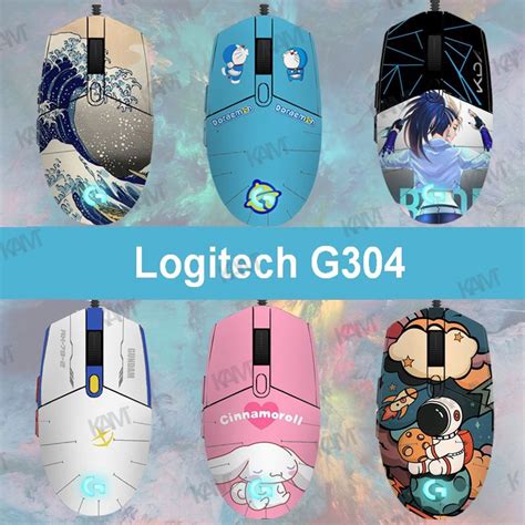 Kam For Logitech G304 Mouse Skin Anti Sweat Sticker Elastic Non Slip
