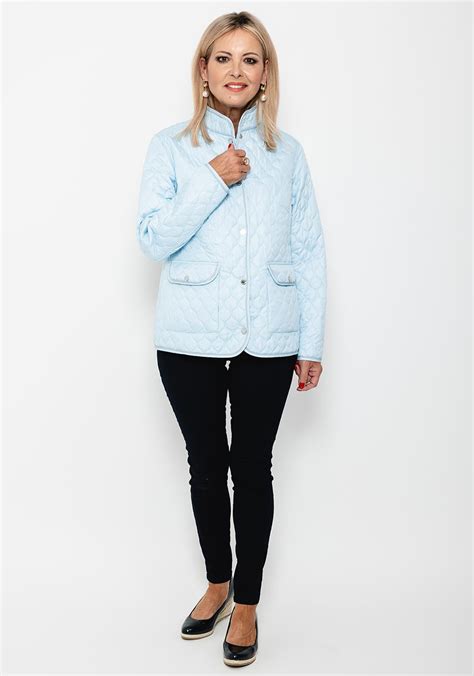 Normann Light Quilted Reversible Jacket, Light Blue - McElhinneys