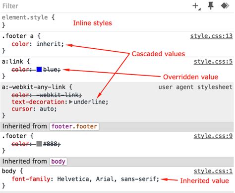 1 cascade specificity and inheritance · css in depth