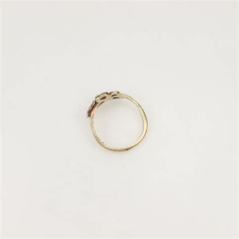10kt Two Tone Gold Ring Property Room