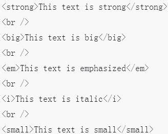 Code About HTML Text Formatting HTML Tutorial Php Cn