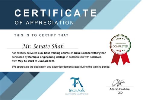 Senate Shah On Linkedin Thank You Techaxis For Giving Me The