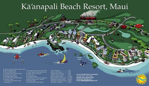 Kaapali Beach Club Resort Map 610x470