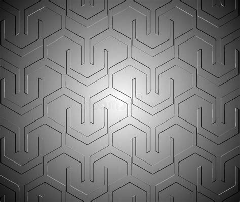 Pattern Techno Style Metallic Color Made By Stamping Stock Illustration Illustration Of