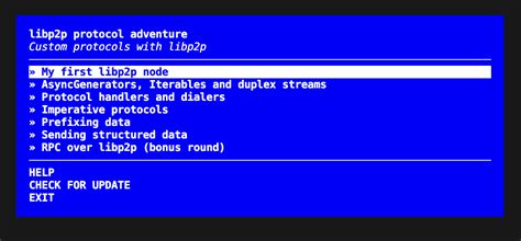 Github Libp P Js Libp P Protocol Adventure Learn How To Develop Custom Protocols With Libp P