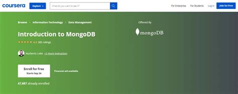 Best Mongodb Online Courses