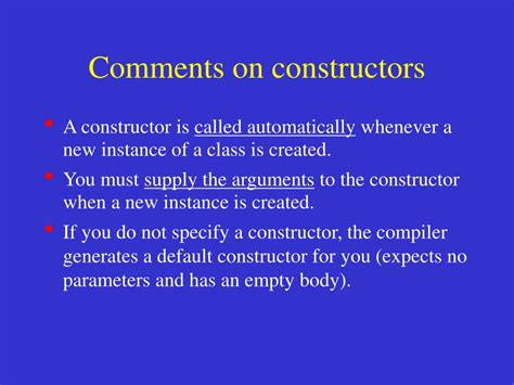 Ppt Constructors And Destructors Powerpoint Presentation Free Download