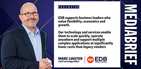 exclusive marc linster enterprisedb edb supports business leaders