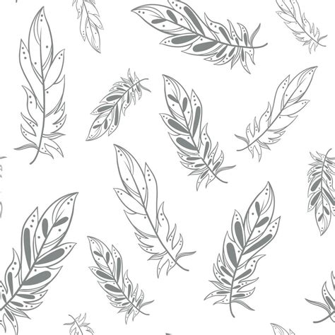Feathers Falling Drawing