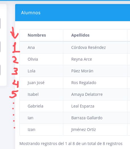 Jquery ¿cómo Enumerar Filas De Un Datatable Js Stack Overflow En