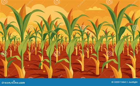 The Rows Of Corn Looked Like A Sea Of Withered Wilted Plants Defeated