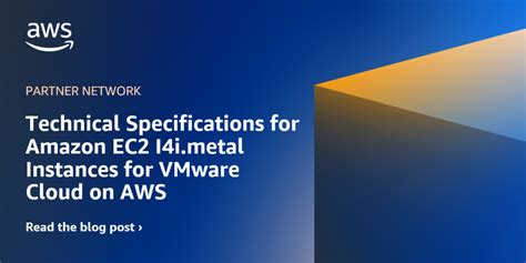 Vmware Cloud On Aws における Amazon Ec2 I4imetal インスタンスの技術仕様 Amazon Web