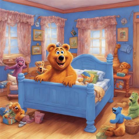 Bear In The Big Blue Bed By Crazygamerdragon64 On Deviantart