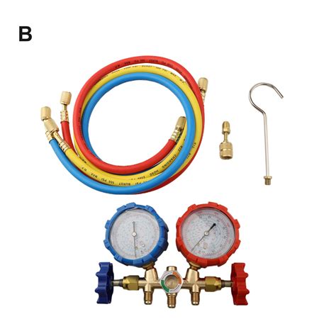 Advanced Hvac Manifold Gauge Kit For R410a R32 R404a R134a Reliable And