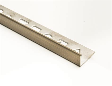 Vroma Antique Burnished Brass L Shape 25m Heavy Duty 304 Stainless Steel Tile Trims By Vroma