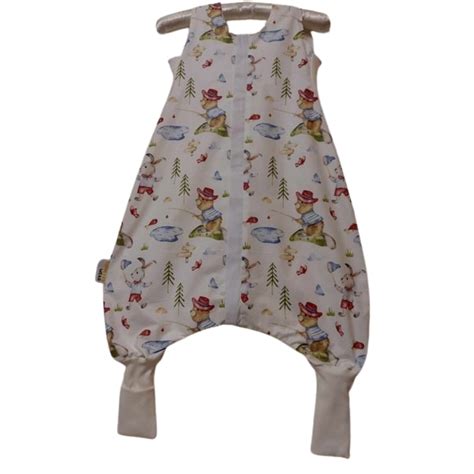 Бебешко спално чувалче с крачета Бобър 100 Памук 86 см Emag Bg