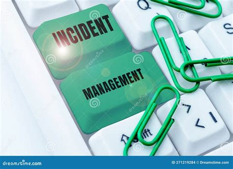 Conceptual Caption Incident Management Word For Process To Return Service To Normal Correct
