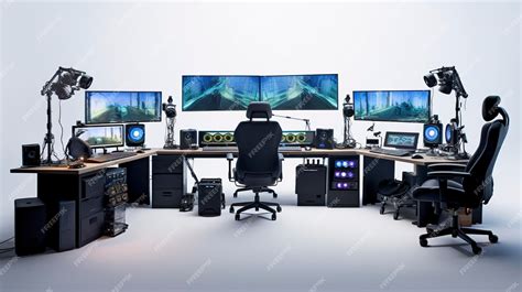 Premium Photo A Photo Of Lan Party Setup