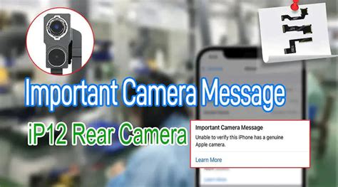 Fix Iphone 12 Camera Popup Issue With Jcid Rear Camera Repair Flex Cable