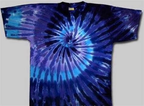 Blue Purple Tie Dye Shirt Blue Swirl Tie Dye Shirt Purple Tie Dye