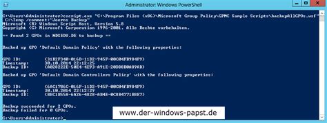 Gpos Backup And Restore