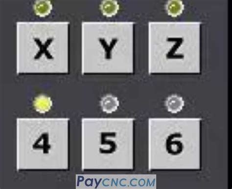 Buttons On Cnc Control Panel