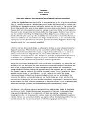 Understanding Actus Reus In Sexual Assault Cases Course Hero