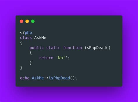 Php Is Dead Php Ist Tot Und Das Seit Fast 20 Jahren Dirk Helbert Blog