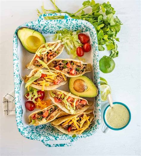 Slow Cooker Pork Tacos With Cilantro Lime Rice Recipe