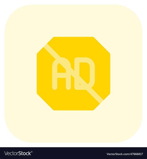 Ad Blocker Restrict Advertising And Pop Ups Vector Image