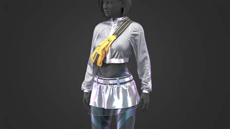Female Outfit 3 Model Turbosquid 2184400