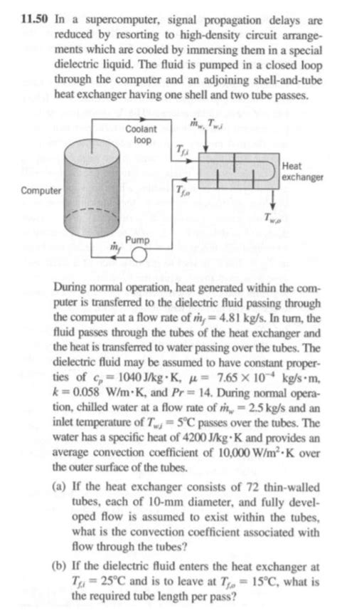 Solved 11 50 In A Supercomputer Signal Propagation Delays
