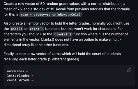 solved assign a logical vector finding all grades with a