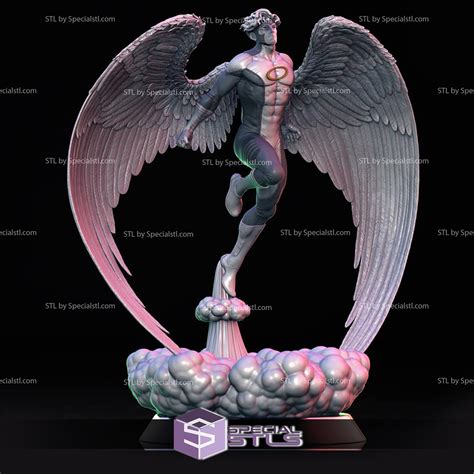 Angel X Men 3d Model Action Pose V2 Specialstl