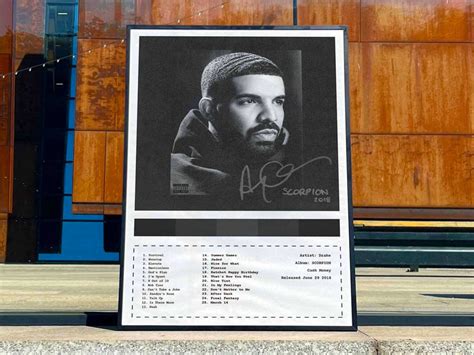 Drake Scorpion Album Cover Poster