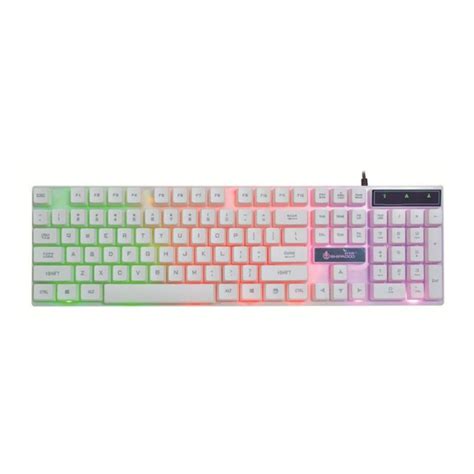 Usb Computer Wired Keyboard Colorful Backlit Game Vicedeal