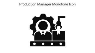 Production Manager Monotone Icon In Powerpoint Pptx Png And Editable Eps Format PPT PowerPoint