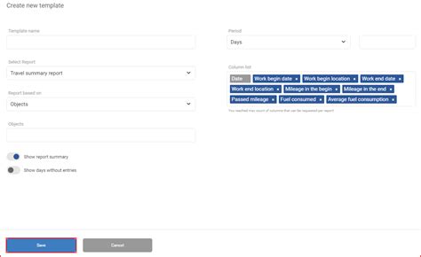 Report Templates FMS Documentation