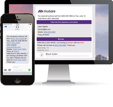 Empower Voicemail W Caller Context And Unified Messaging Mutare Voice