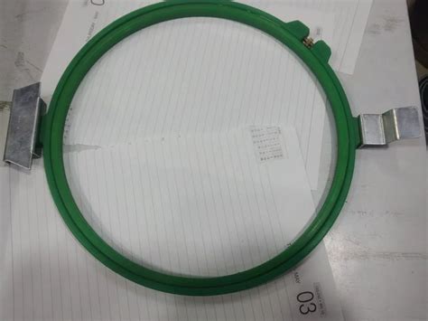 Green Alloy Steel Computerized Embroidery Machine Frame Size 14inch
