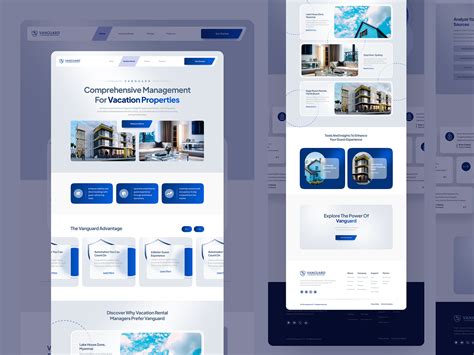 vanguard saas ui ux design web design ui ux website by hamida