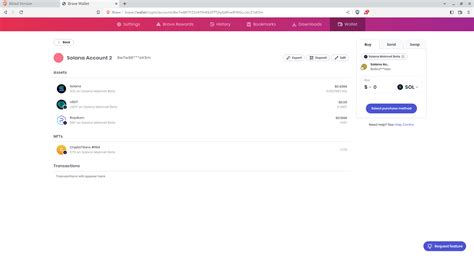 Solana Nft Is Not Listed Under Nft Heading In Account Details Page