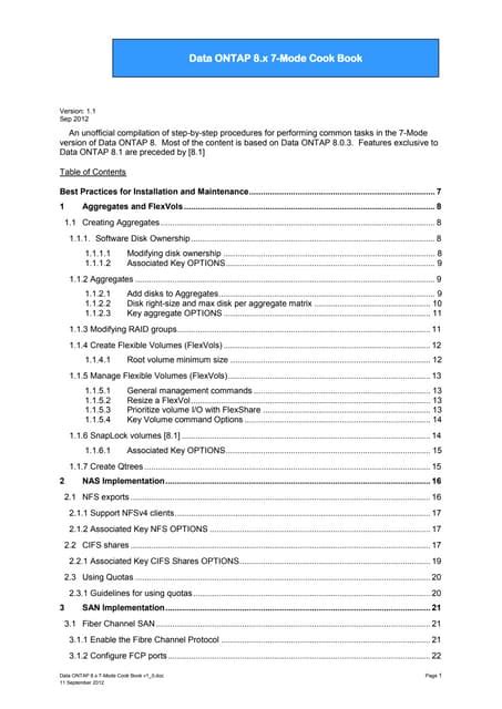 data ontap 8 x 7 mode cook book v1 1 pdf