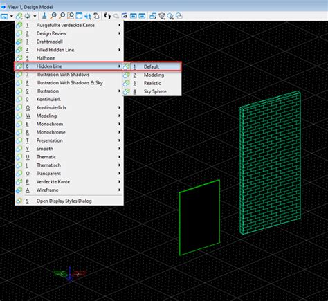 openbuildings how to display a hatch or pattern in a 3d model or 2d