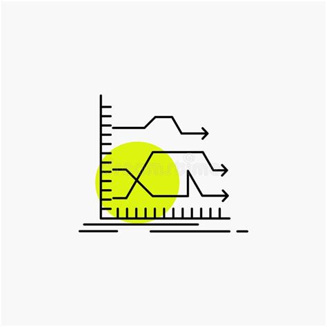 Arrows Forward Graph Market Prediction Line Icon Stock Vector Illustration Of Diversity