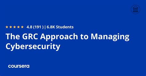 The Grc Approach To Managing Cybersecurity Coursya