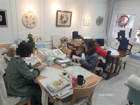 대구프랑스자수 토요일 오전반 앤의프랑스자수 공방 수업 네이버 블로그
