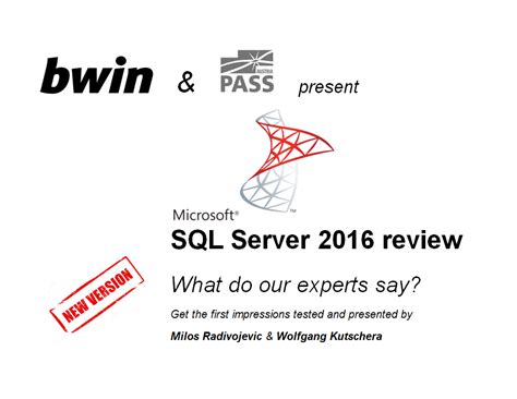 Sql Server 2016 Ctp2 First Impressions Milossql