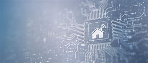 Smart Home Iot Integration Illustrated On A Processor Business And